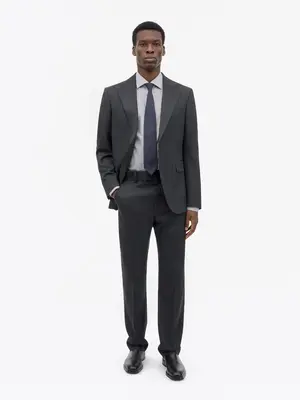 Tiger Of Sweden Tenser Tailored Straight-leg Trousers - Phantom