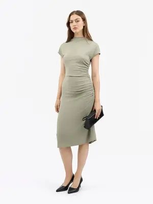 Tiger Of Sweden Aliz Sleeveless Draped Dress
