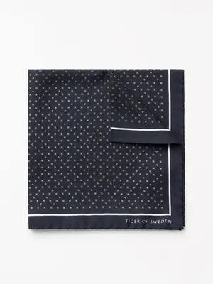 Tiger Of Sweden Quadra Patterned Handkerchief Light Ink