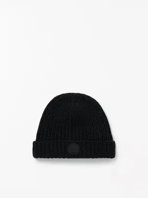 Tiger Of Sweden Alton Ribbed Wool Beanie - Black