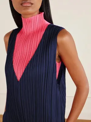 Issey Miyake September Plissé Jumpsuit - Blue
