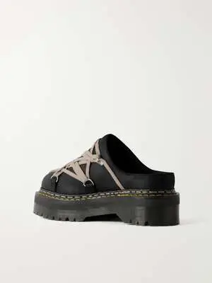 Rick Owens Dr. Martens Nubuck Mules