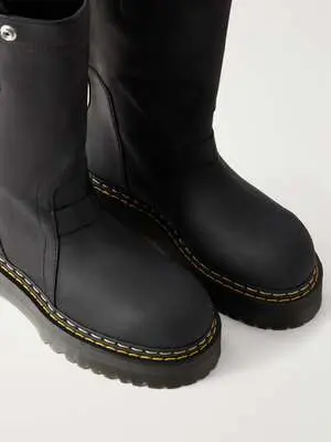 Rick Owens Dr Martens Nubuck Ankle Boots