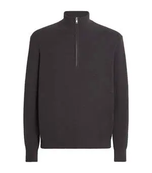 NN.07 Quarter-zip Danny Sweater - Brown