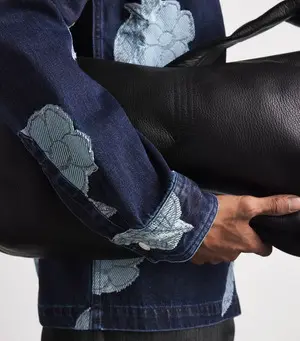 NN.07 Jacquard Floral Adwin Denim Overshirt