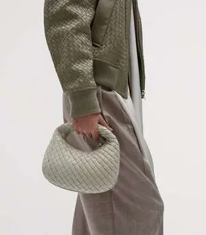 Bottega Veneta Baby Leather Veneta Shoulder Bag