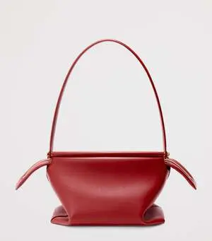 Loewe Small Leather Whisker Shoulder Bag - Red