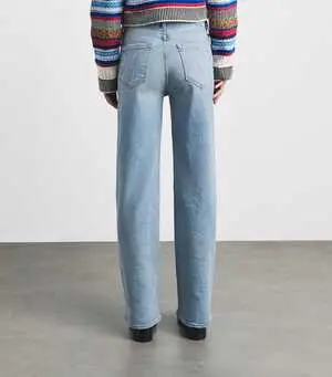 MOTHER Embellished The Kick It Straight Jeans