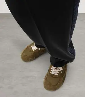 Bottega Veneta Suede Orbit Flash Sneakers