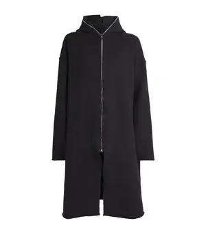 Rick Owens Stretch-cotton Gimp Coat - Black