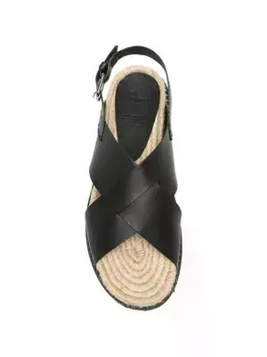 CastaÑer Crossover-strap Leather Sandals