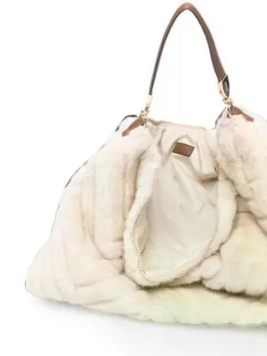 Liu Jo Chevron Faux-fur Shoulder Bag