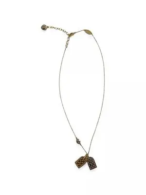 LOUIS VUITTON Nanogram Pendant Necklace