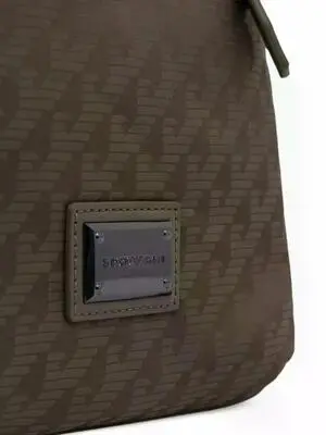 Emporio Armani Logo-monogram Messenger Bag