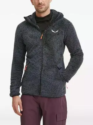 SALEWA Fleece-textured Hooded Jacket