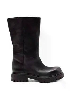 Elena Iachi Distressed-effect Platform Boots - Black