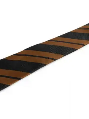 Valentino Garavani Vlogo Signature Striped Silk Tie