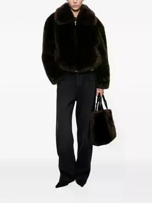 STAND STUDIO Aya Faux-fur Jacket