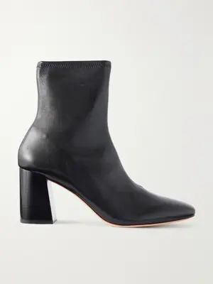 LOEFFLER RANDALL Elise Leather Ankle Boots