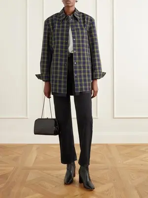 LOEFFLER RANDALL Elise Leather Ankle Boots