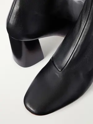 LOEFFLER RANDALL Elise Leather Ankle Boots