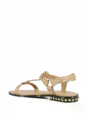 Ash Crocodile-effect Studded Sandals