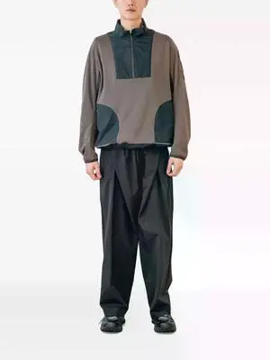 YOSHIOKUBO Ghost Truck Panelled Sweatshirt - Green
