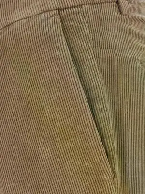 MICHAEL COAL Pleated Corduroy Trousers