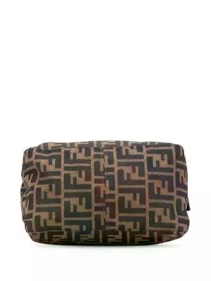Fendi 20th Century Zucca Canvas Double Flap Shoulder Bag