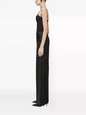 NISSA Wide-leg Wool Pants