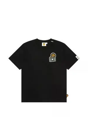A BATHING APE Baby Milo Graphic-print T-shirt - Black