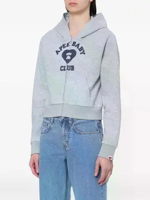 AAPE BY *A BATHING APE Logo-print Zip-up Hoodie