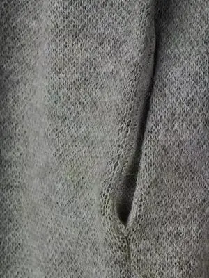 COOR Argyle-pattern Zip-up Sweater