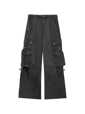 MUSIUM DIV. Multi-pocket Wide-leg Cargo Pants