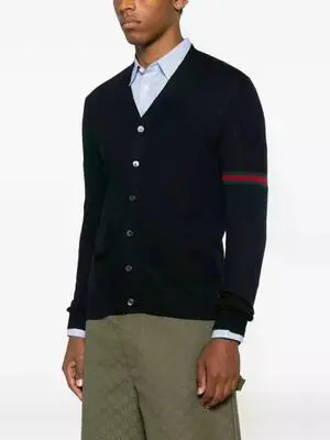 Gucci Web Stripe Cardigan