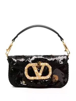 Valentino Garavani Locò Sequinned Shoulder Bag