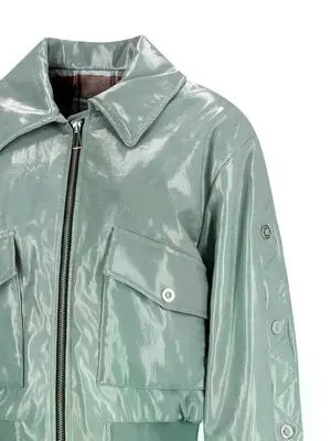 MARBELL Coated Emili Jacket - Grey