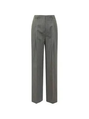 Alberta Ferretti Pinstripe-pattern Tailored Trousers