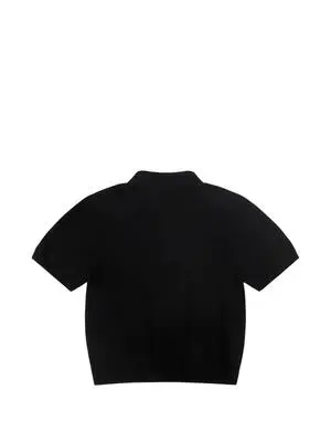 ENTIRE STUDIOS Short-sleeve Polo Shirt - Black