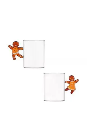 ICHENDORF MILANO Gingerbread-handle Mugs - White