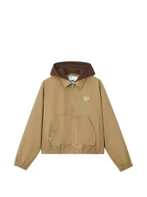 CHOCOOLATE Hooded Cotton Jacket - Brown
