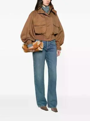 Zimmermann Valiant Drill Buckled-collar Cropped Jacket