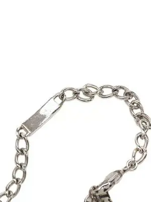 Dior 20th Century Brass Logo Chain Link Bracelet Costume Bracelet