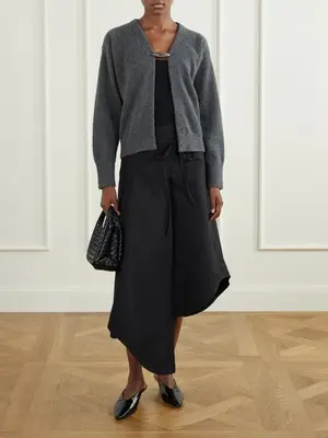 Bottega Veneta Embellished Cashmere, Wool And Silk-blend Cardigan