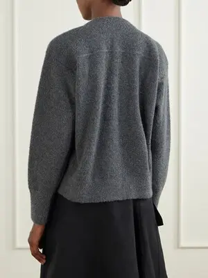Bottega Veneta Embellished Cashmere, Wool And Silk-blend Cardigan