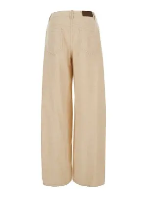 Brunello Cucinelli Wide-leg Corduroy Pants - No