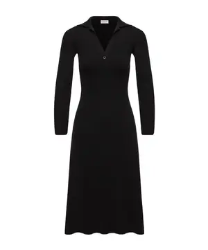 Moncler Wool Blend Knee-length Polo Dress