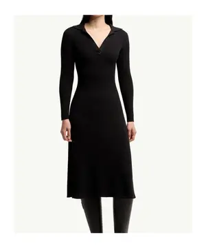 Moncler Wool Blend Knee-length Polo Dress
