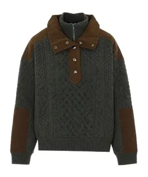Sea Cuffed Knitwear For Women