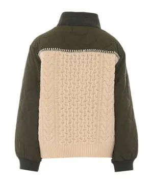 Sea Quilted Cable-knit Sweater - No